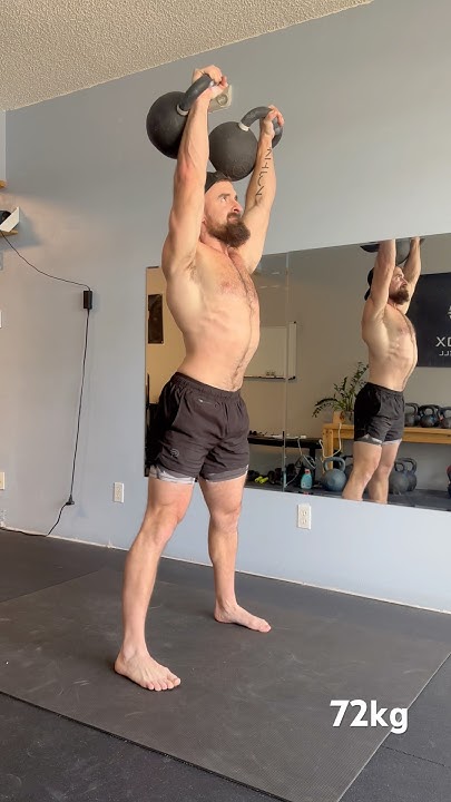 Kettlebell overhead squat #kettlebell #mobility #motivation - YouTube