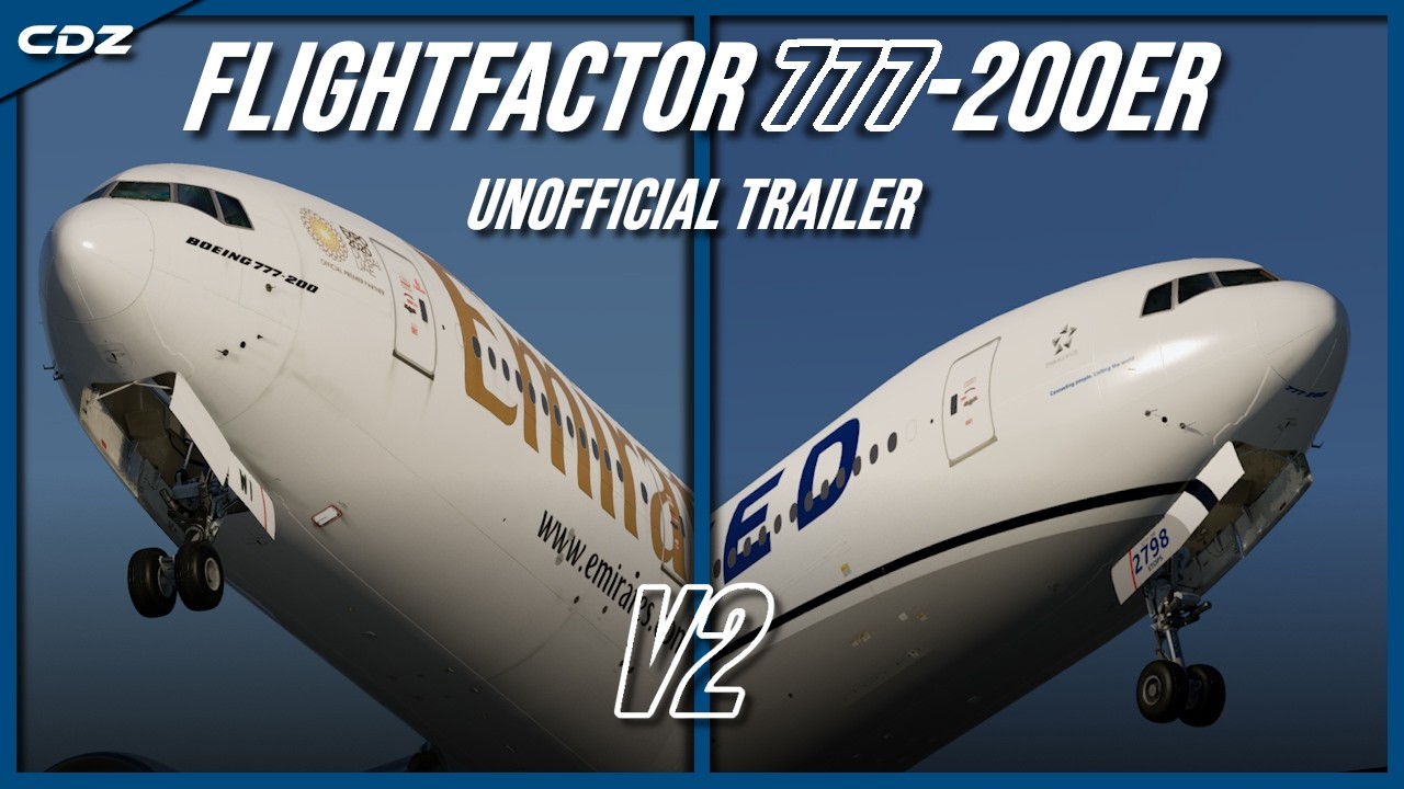 FlightFactor 777-200ER v2 | X-Plane 12 | Unofficial Trailer - YouTube
