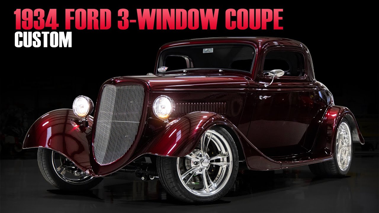1934 Ford 3-Window Coupe “Brandywine” – High-End Hot Rod Build - YouTube