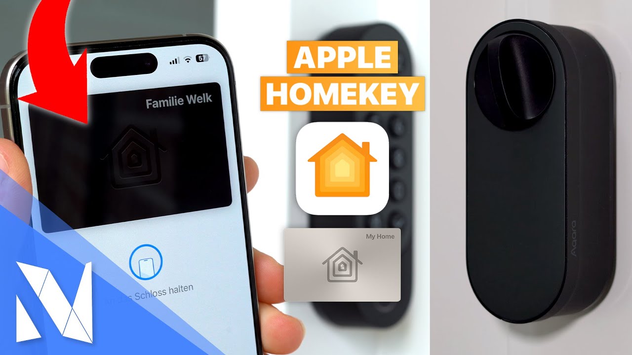 Apple HomeKey ENDLICH in Deutschland - Aqara U200 Smart Lock im Test ...