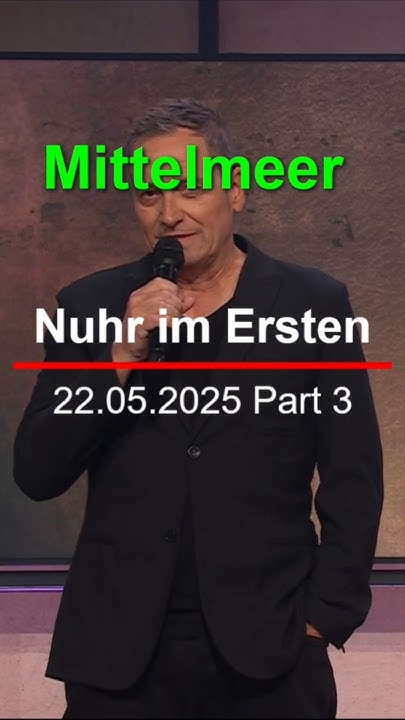 nuhr im Ersten Mittelmeer #nuhrimersten shorts #comedy #funny #kabarett #standupcomedy #lustig ...