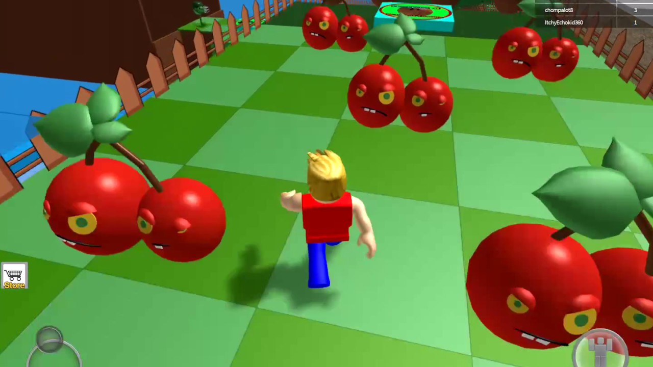 ROBLOX Plants vs Zombies Obstacle Course - YouTube