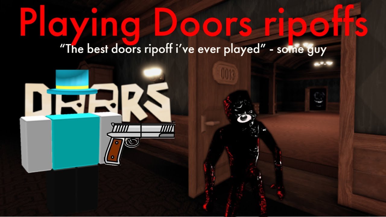 Playing Doors ripoffs (Roblox) - YouTube