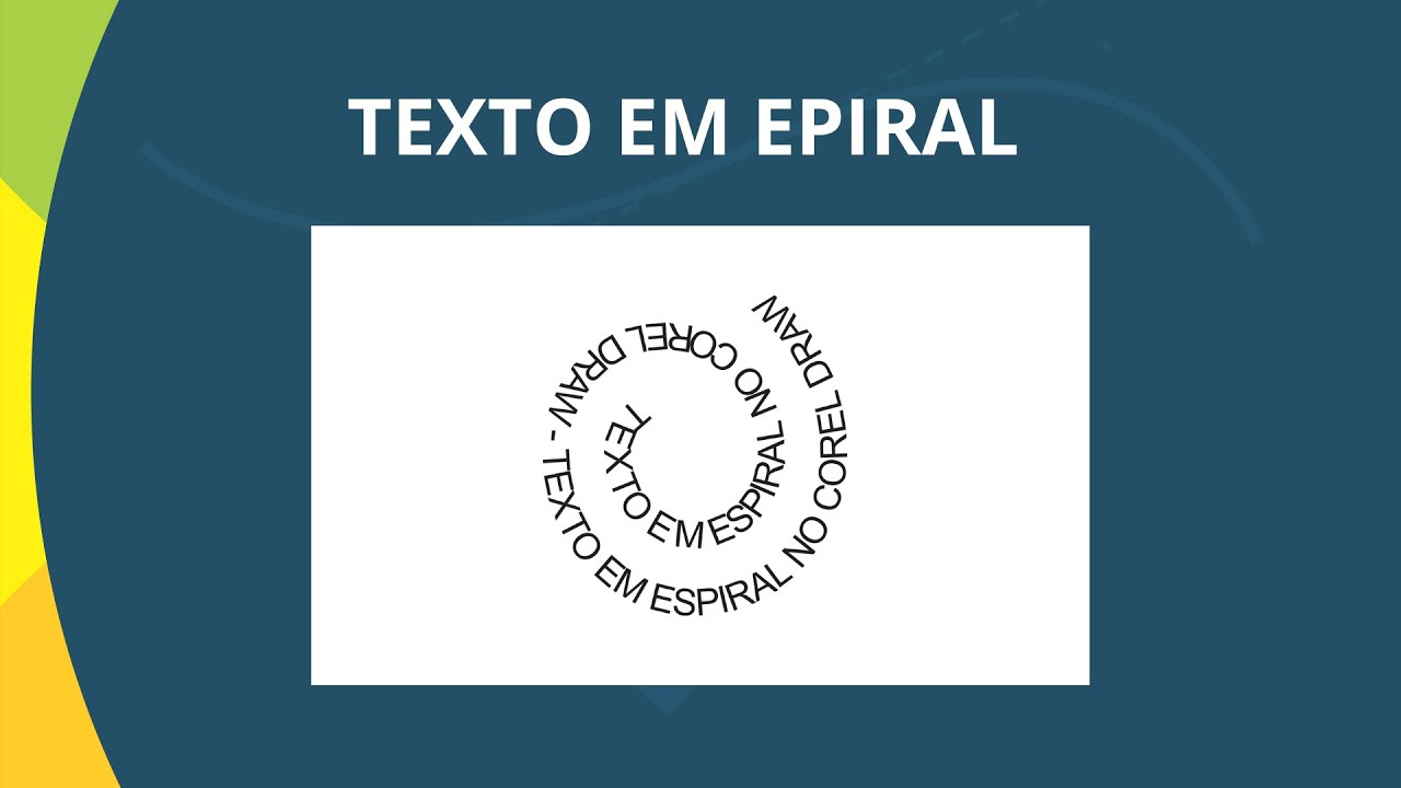 Como Criar um Texto em Espiral - YouTube