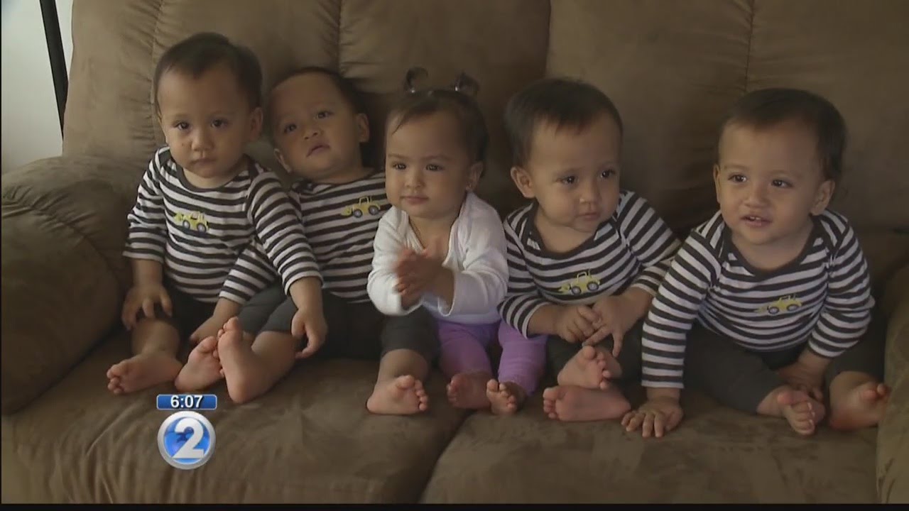 Hawaii quintuplets celebrate 1st Christmas, shopping a challenge for ...