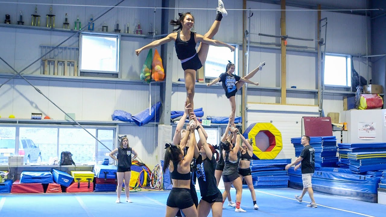 Black Ice prepares to dazzle spectators at the 2016 Cheerleading Worlds ...