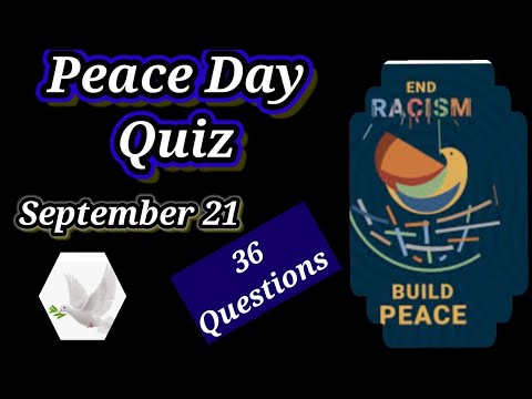 peace day quiz in english|world peace day quiz|international peace day ...