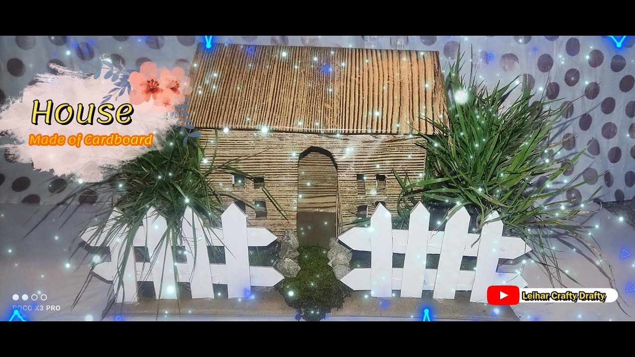 DIY Cardboard House Tutorial for Beginners - YouTube