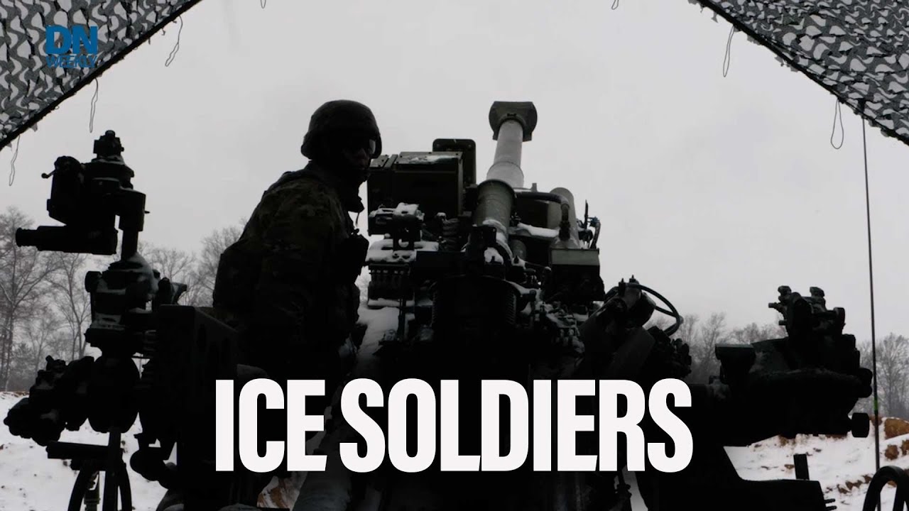 Guard trains for an arctic fight - YouTube