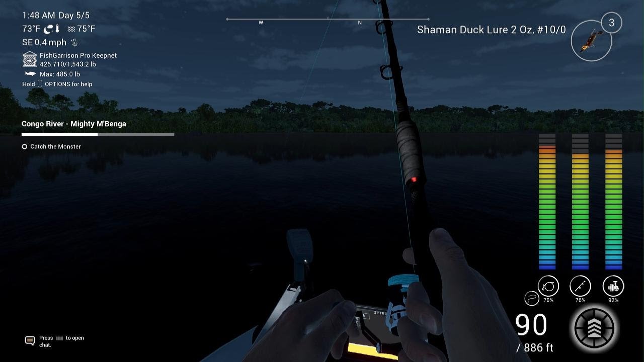 battle with the mighty M benga monster mission fishing planet - YouTube