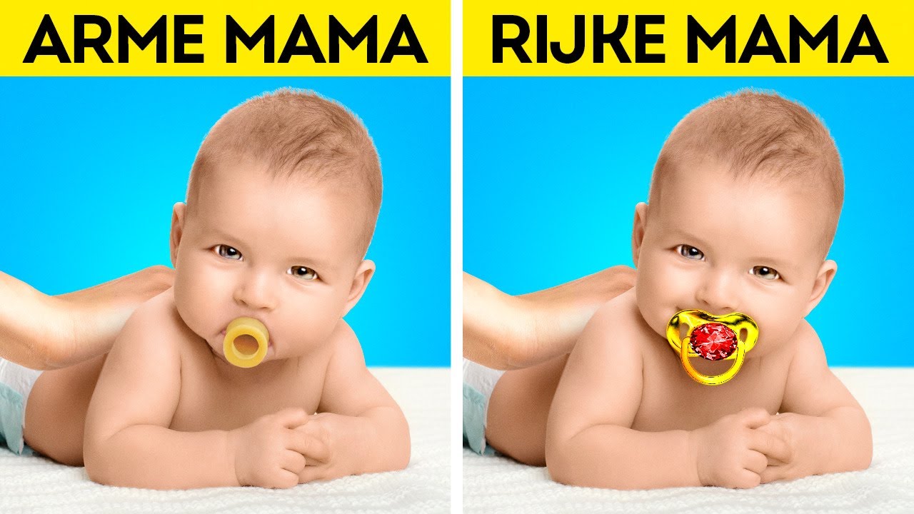 RIJKE MOEDER vs ARME MOEDER || Hoe word je een goede ouder? De Beste ...