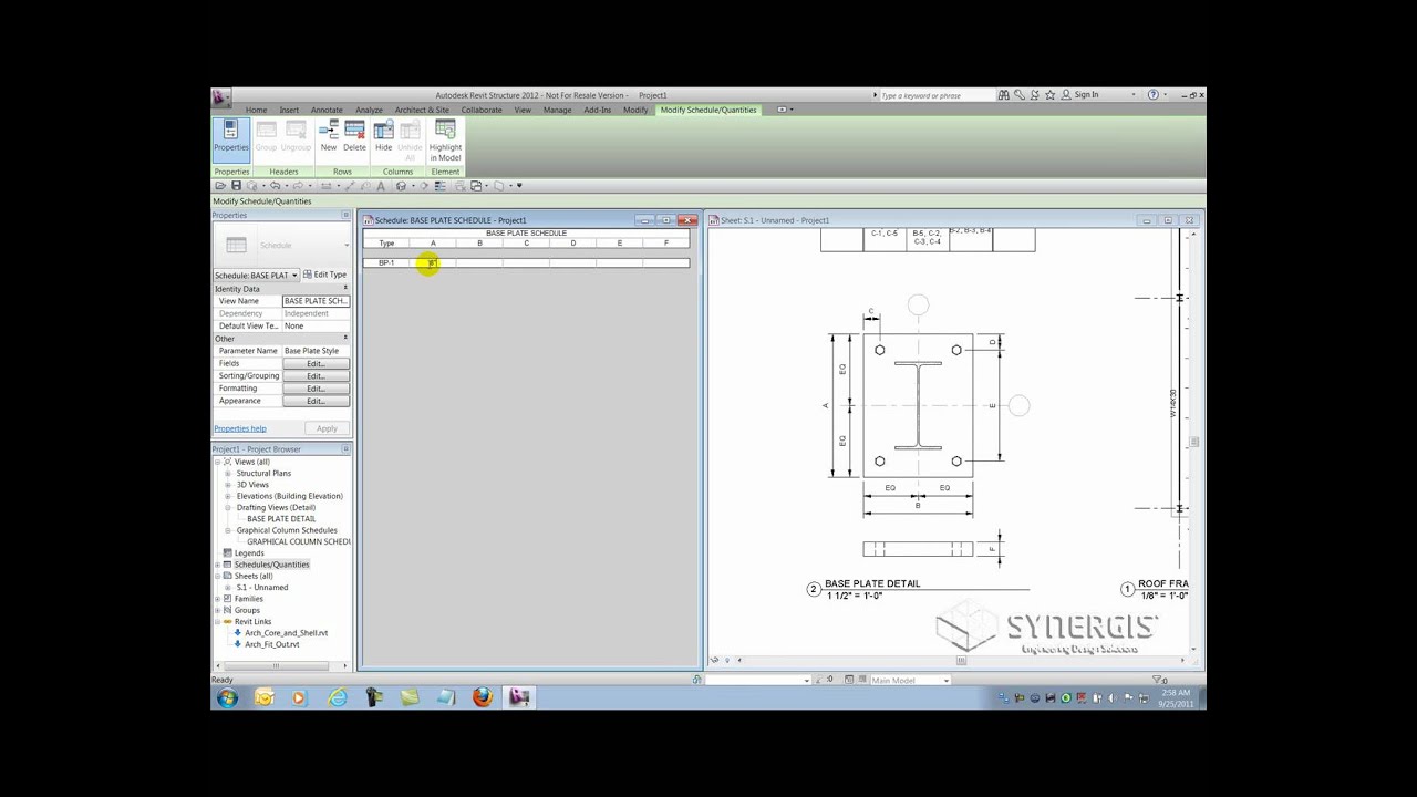 Revit Tech Tip 11_Enhancing Graphical Column Schedule_9.25.11.wmv - YouTube