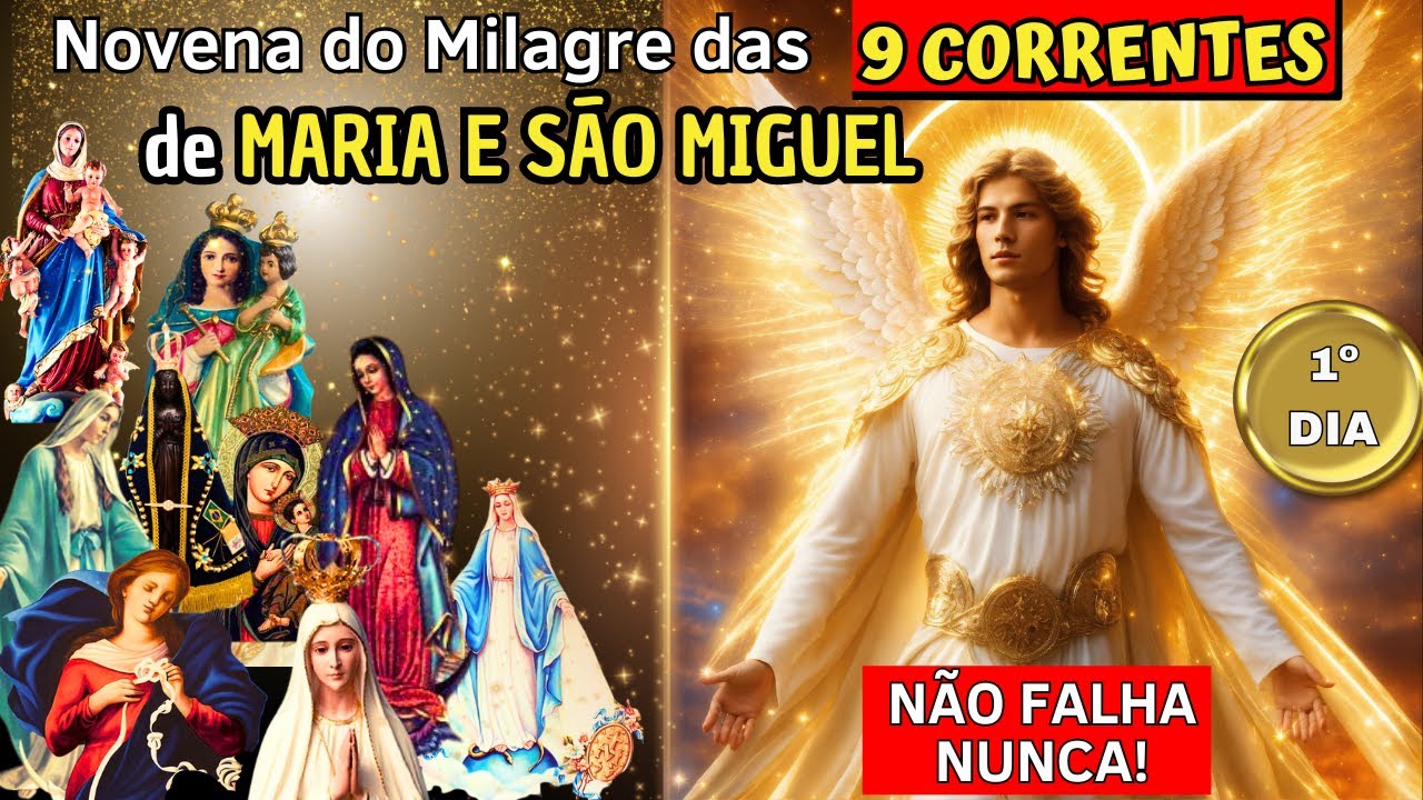 NOVENA DE INTERCESSÃO E GRAÇA URGENTE | PODEROSA ORAÇÃO DAS 9 CORRENTES ...