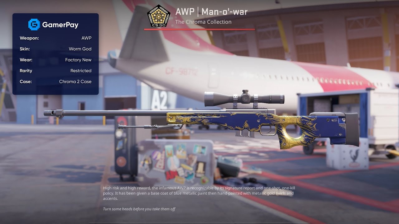 CS2 - AWP | Man-o'-war (Minimal Wear) - Skin Showcase - YouTube