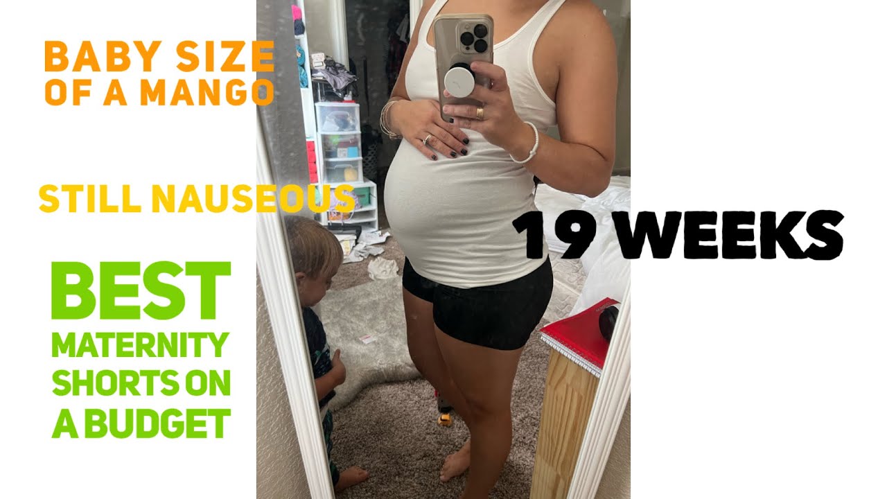 19 weeks pregnant, baby is he size of a Mango. - YouTube