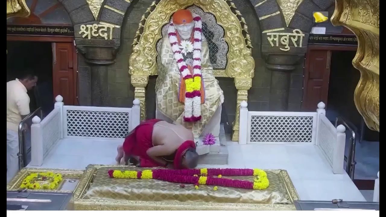 Shirdi Saibaba LIVE darshan from Samadhi Mandir, Shirdi. Friday, 3rd ...