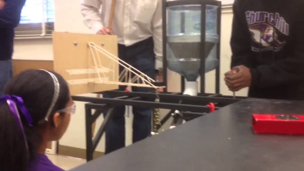 Rithwiks boomilever at Science Olympiad regionals - 1st place - YouTube