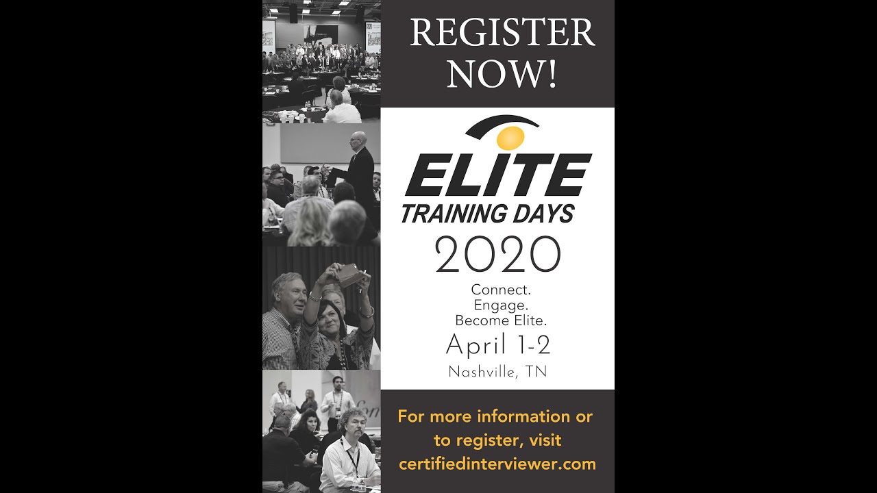 Elite Training Days 2020 Sneak Peek - YouTube