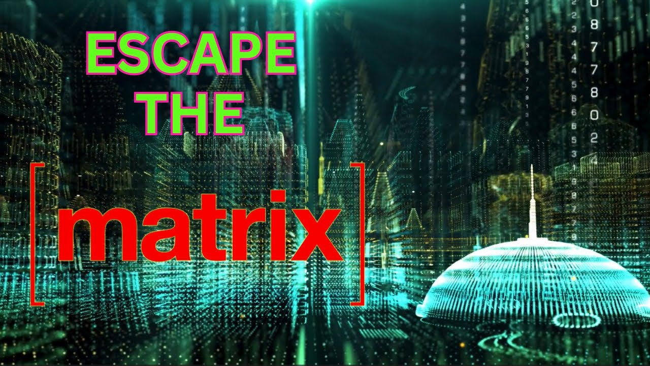 Escape The Matrix Screensaver, Futuristic Visuals Meditation Video ...
