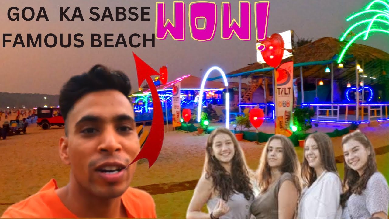 Goa Ka Sabse famous beach 🏝️ /@baga beach #bagabeach #vlogger # ...