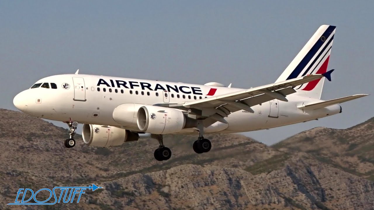 "THE BABY BUS" AIRBUS A318 LANDING - Dubrovnik Airport DBV/LDDU - YouTube
