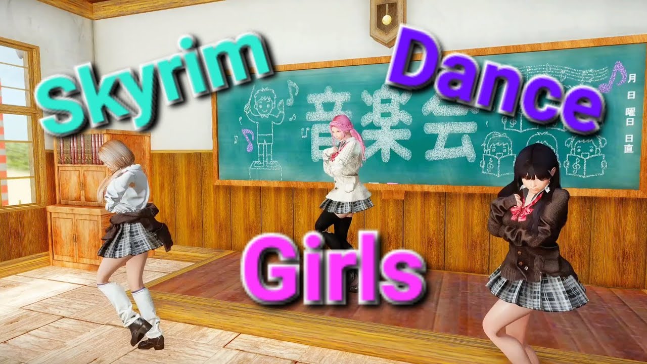Skyrim Dance 【Girls】 - YouTube