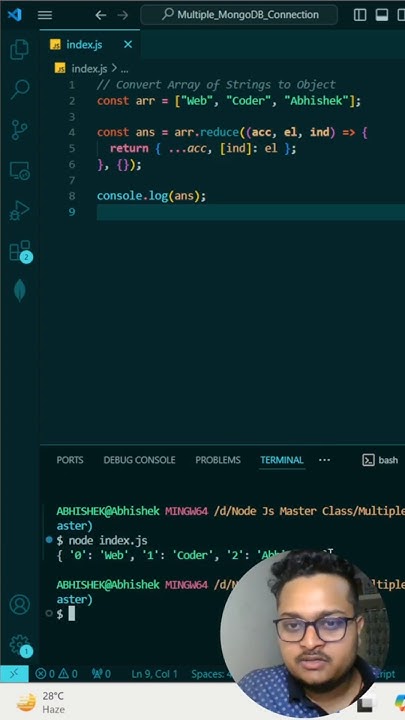 Convert Array To Object In Javascript Javascript Interview Questions Javascript Reactjs