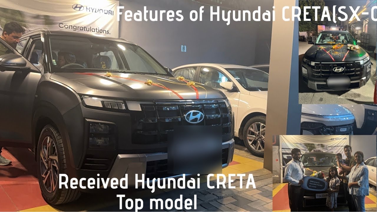 Bought a new car (Hyundai creta)-top model sx-o - YouTube