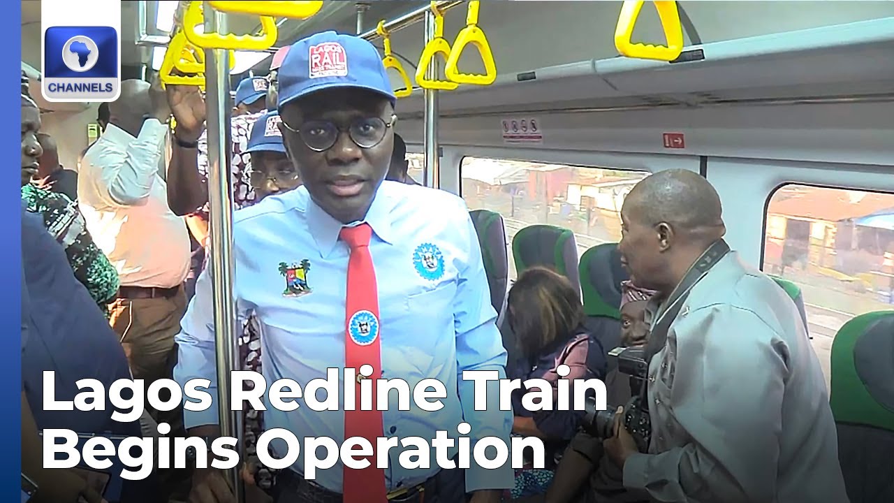 Lagos Red Line Train: Sanwo Olu Kicks Off Commercial Operations With 6 ...