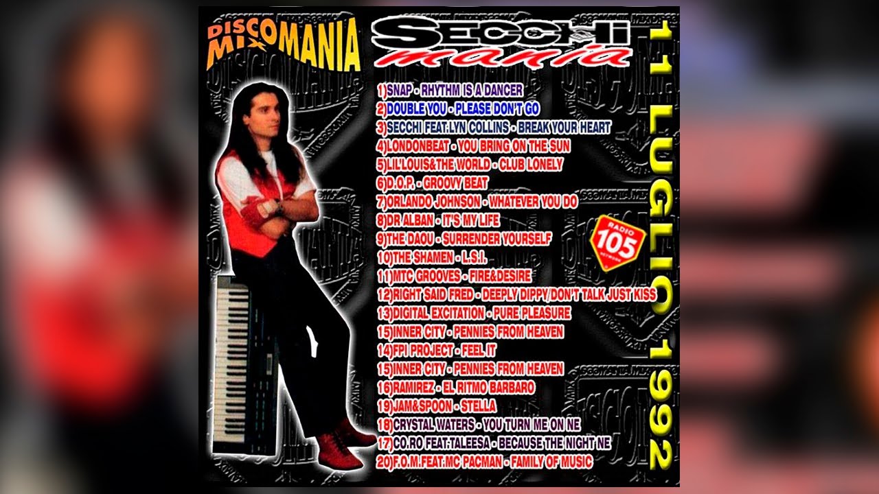 Discomania Mix 11 Luglio 1992 [c] - YouTube