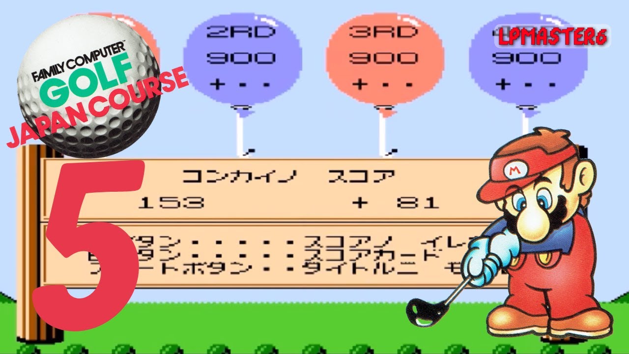 Let's Play Family Computer Golf: Japan Course Part 5 (Finale) - YouTube