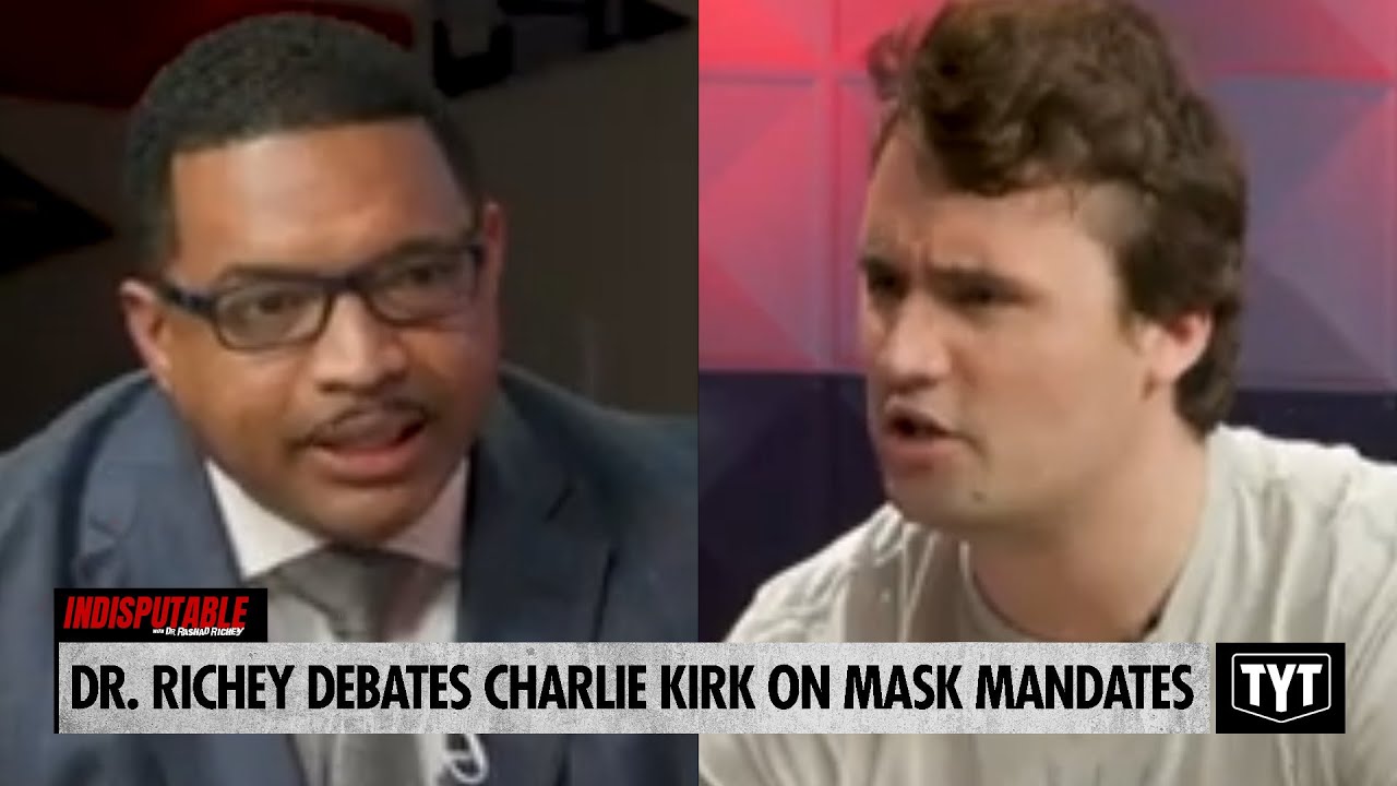 XL Bullpen: Dr. Richey Debates Charlie Kirk on Mask Mandates - YouTube