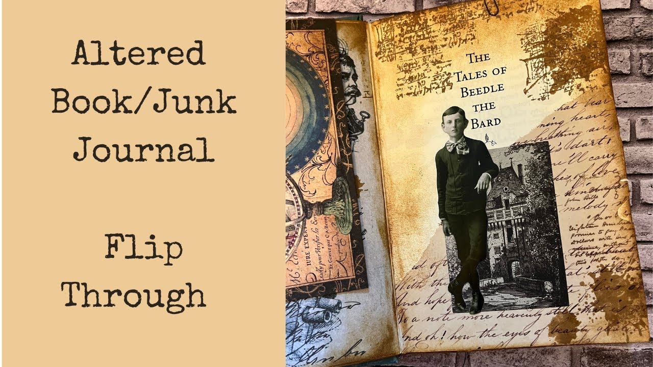 Altered Book | Junk Journal | Flip Through | Altered Book Ideas ...
