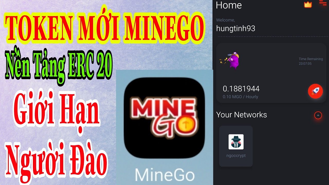 MINEGO NETWORK | TẠO TÀI KHOẢN MINEGO ĐÀO TOKEN CHẠY NỀN TẢNG ERC 20 MỚI RA MẮT | Kiếm Tiền ...