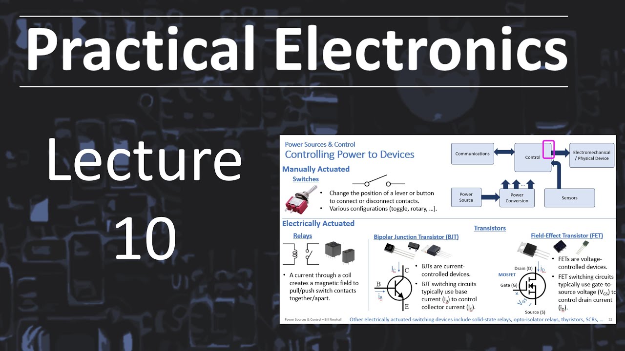 Practical Electronics - Lecture 10 - YouTube