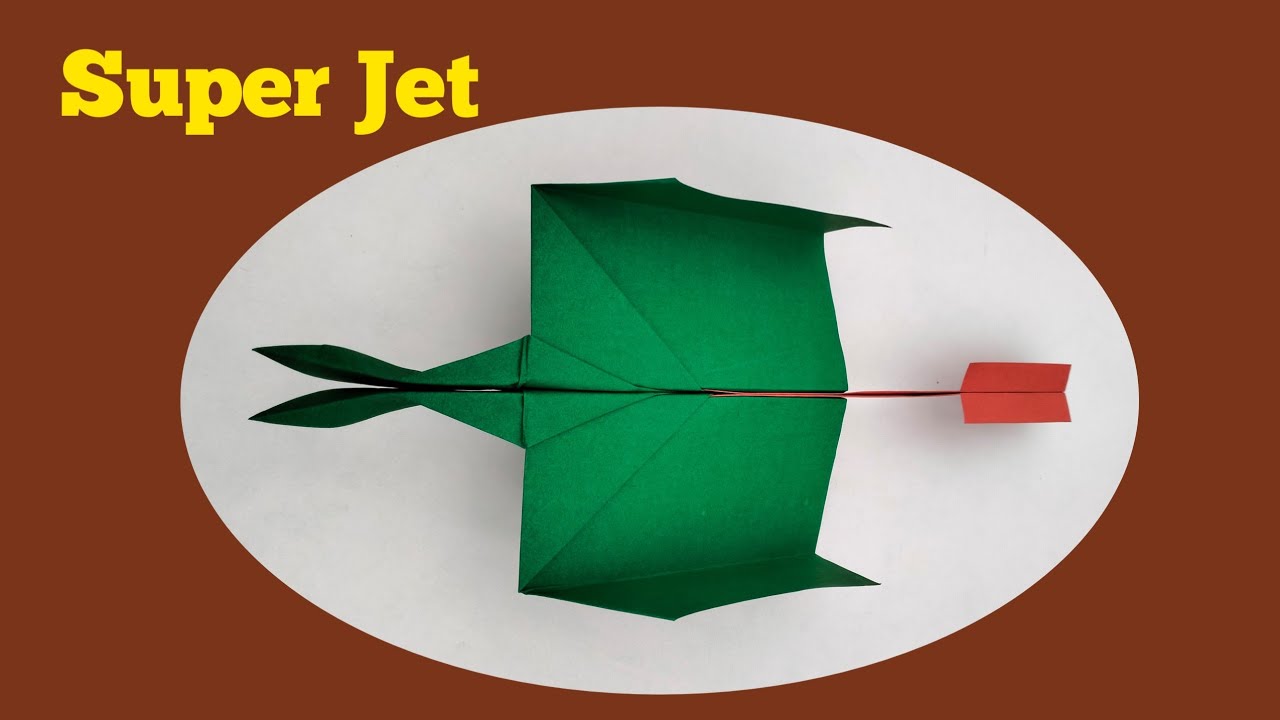 How to make the best paper Airplane for Kids/How to make Super Fast ...