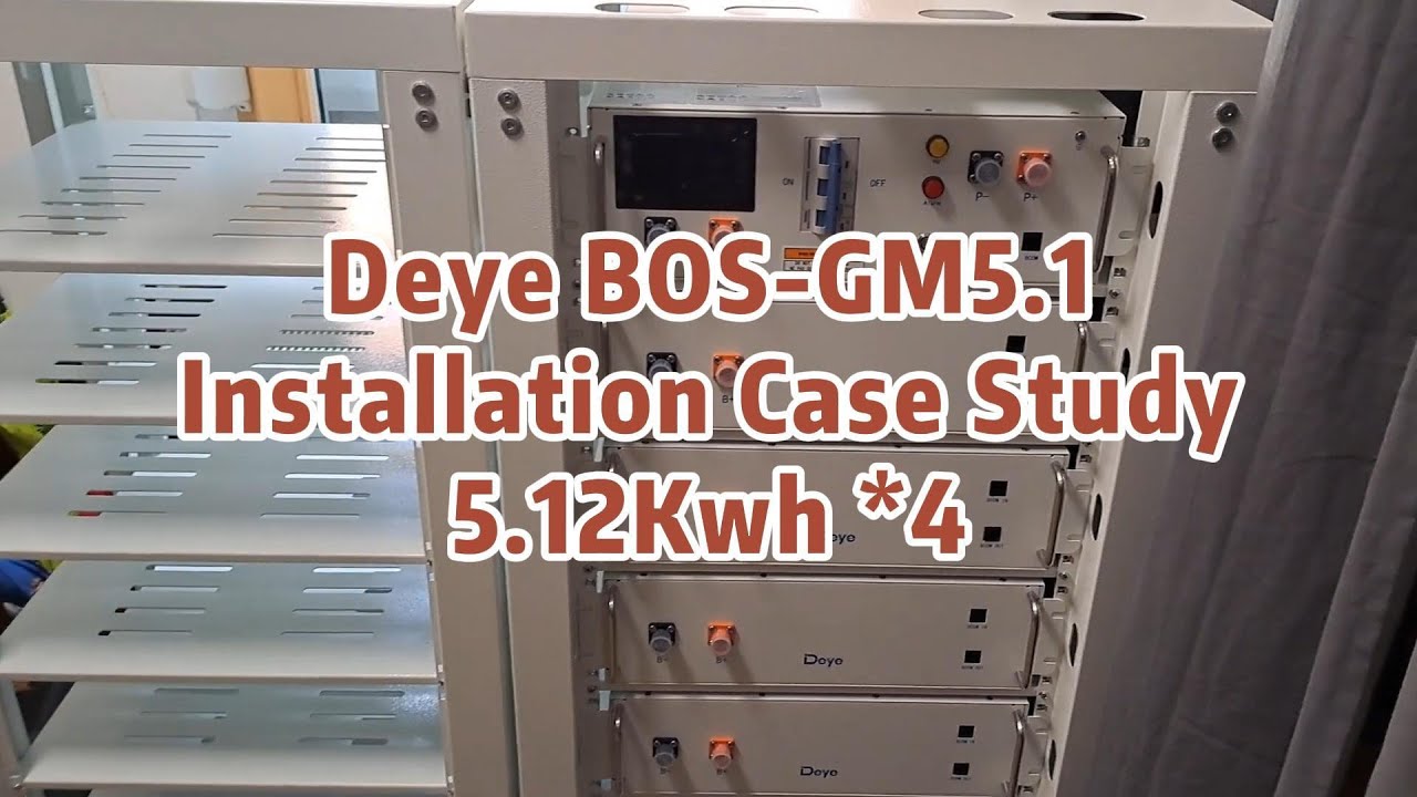 Deye BOS-GM5.1 Installation Case Study5 12Kwh*4 - YouTube