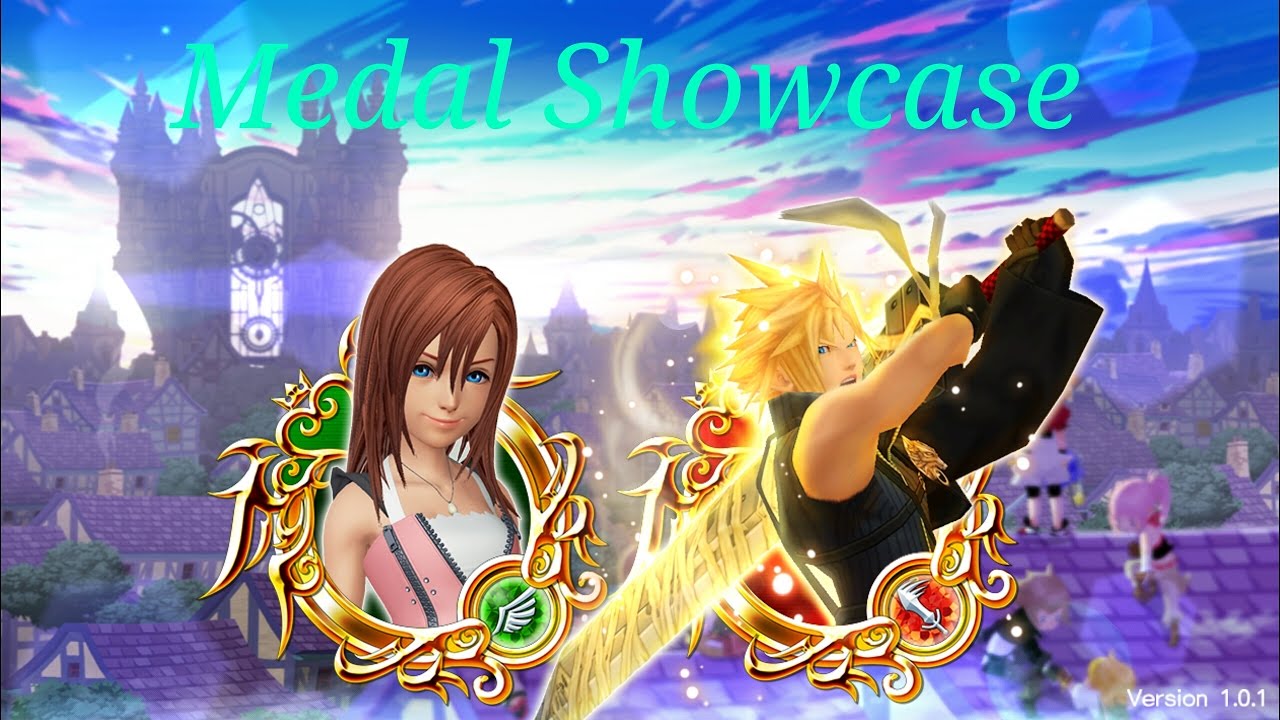 KH Union X -Medal Showcase- EX Cloud & 0.2 Kairi - YouTube