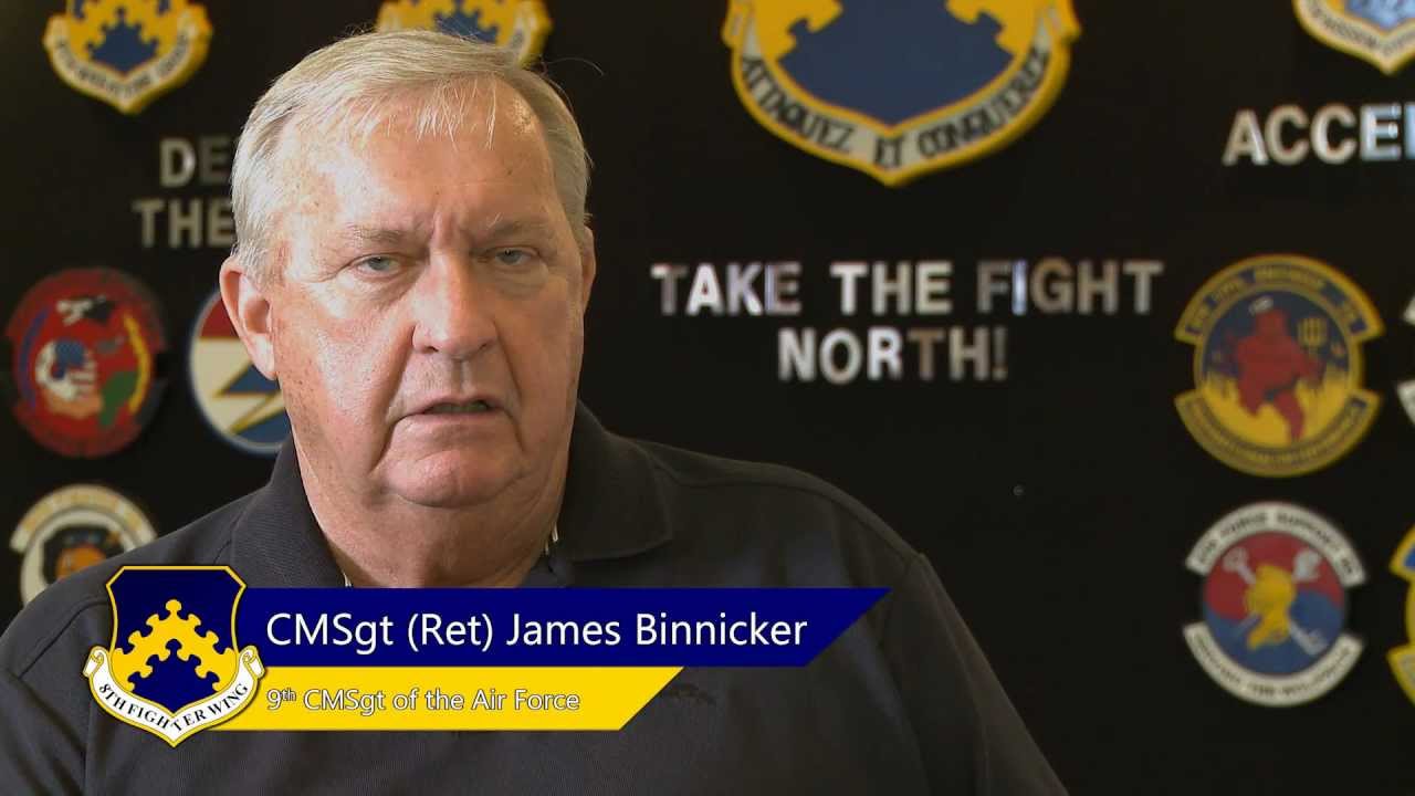 CMSgt (Ret) James Binnicker visits Kunsan - YouTube