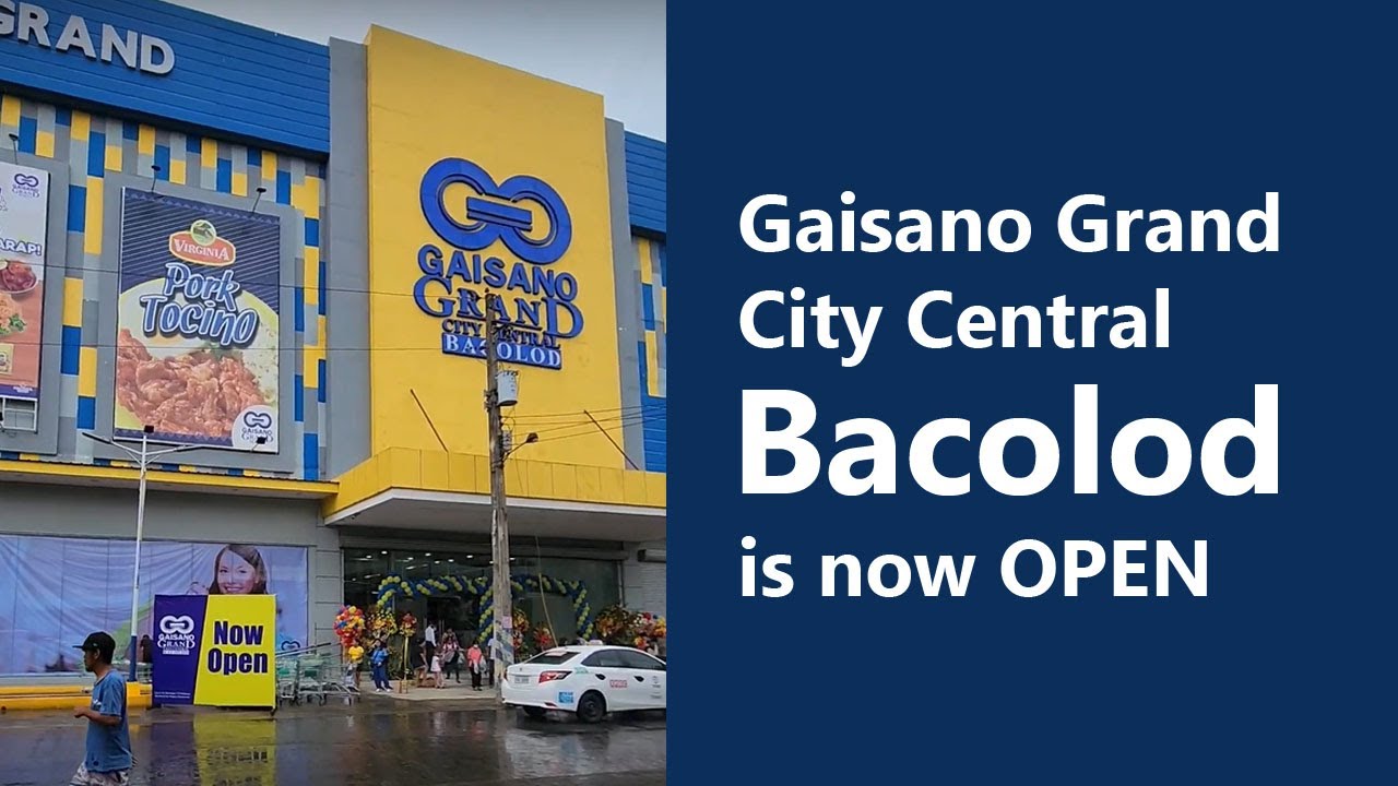 Gaisano Grand City Central Bacolod is now open! - YouTube