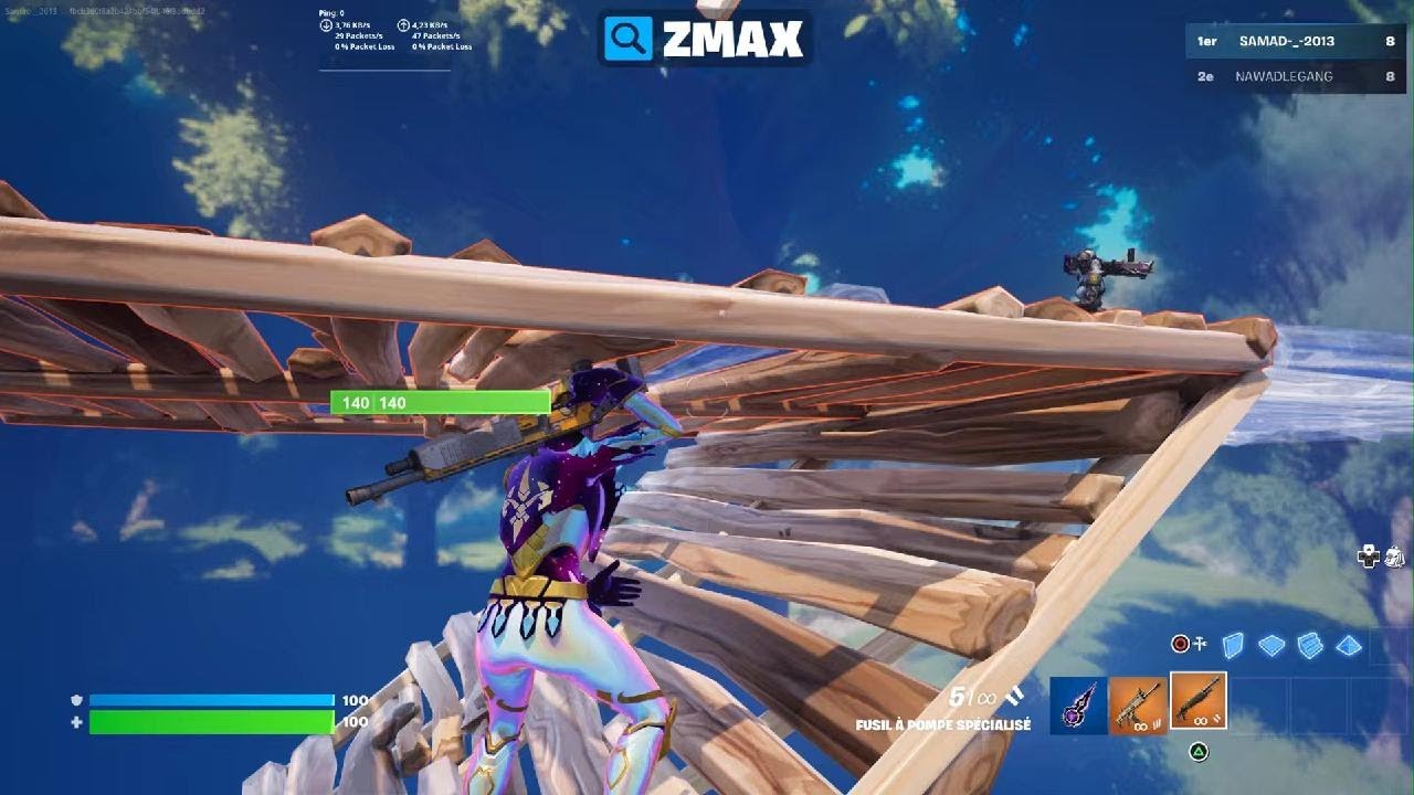 Fortnite Avec Nawad 1v1 c étais chaud - YouTube