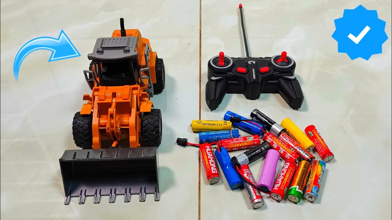 REMOTE CONTROL DIE-CAST ALLOY BULLDOZER CAR UNBOXING / CHANNEL NINJA RC ...