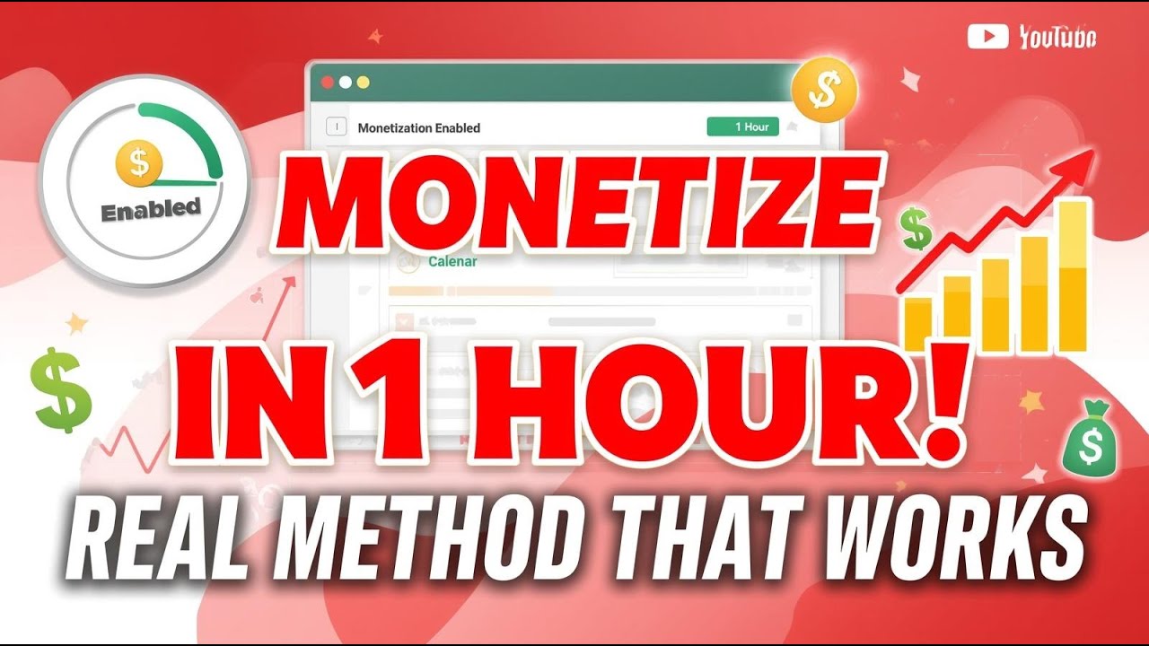 How I Monetized My YouTube Channel in Just 1 Hour | Real Proof & Full ...