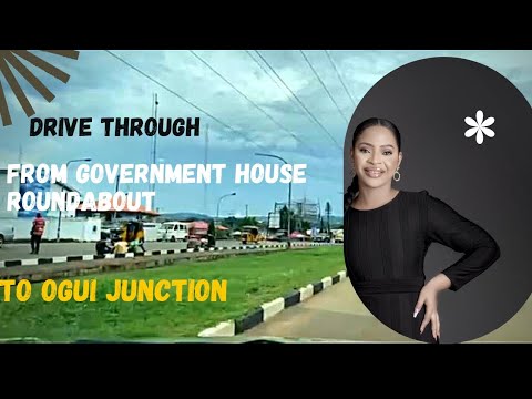 Inside Enugu City Major Roads. Drive Through to Ogui Junction. # ...