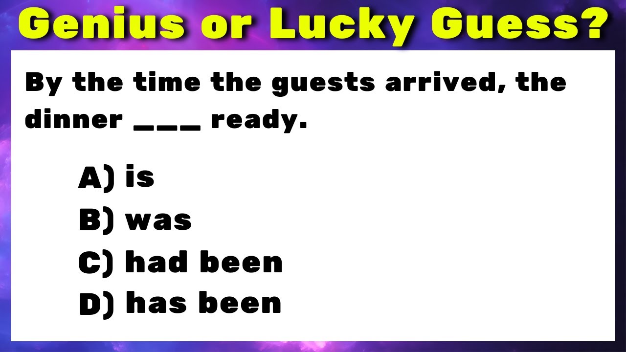Can You Get All The 35 Questions Right? | Test Your Skills! | English ...