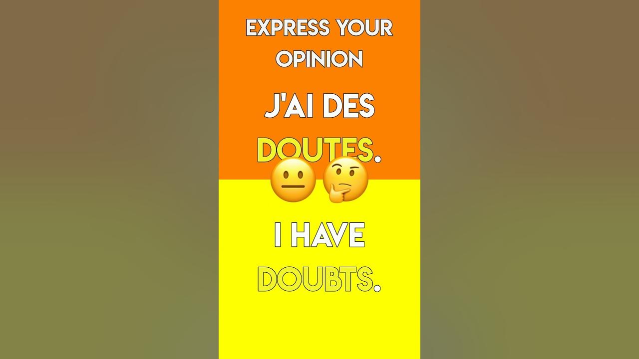 Expressing Opinions in French: Beyond Basics! - YouTube