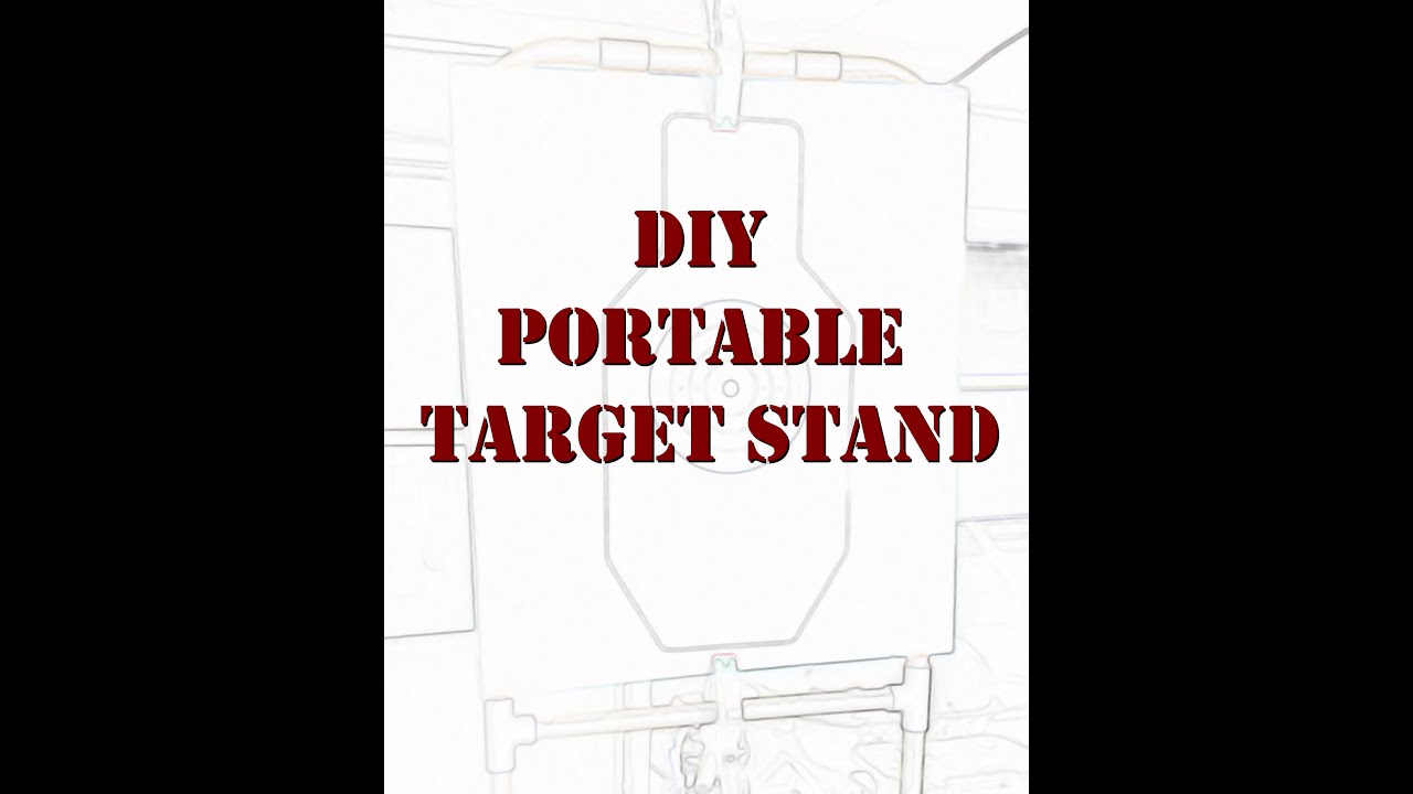 DIY Portable Target Stand (PVC) - YouTube