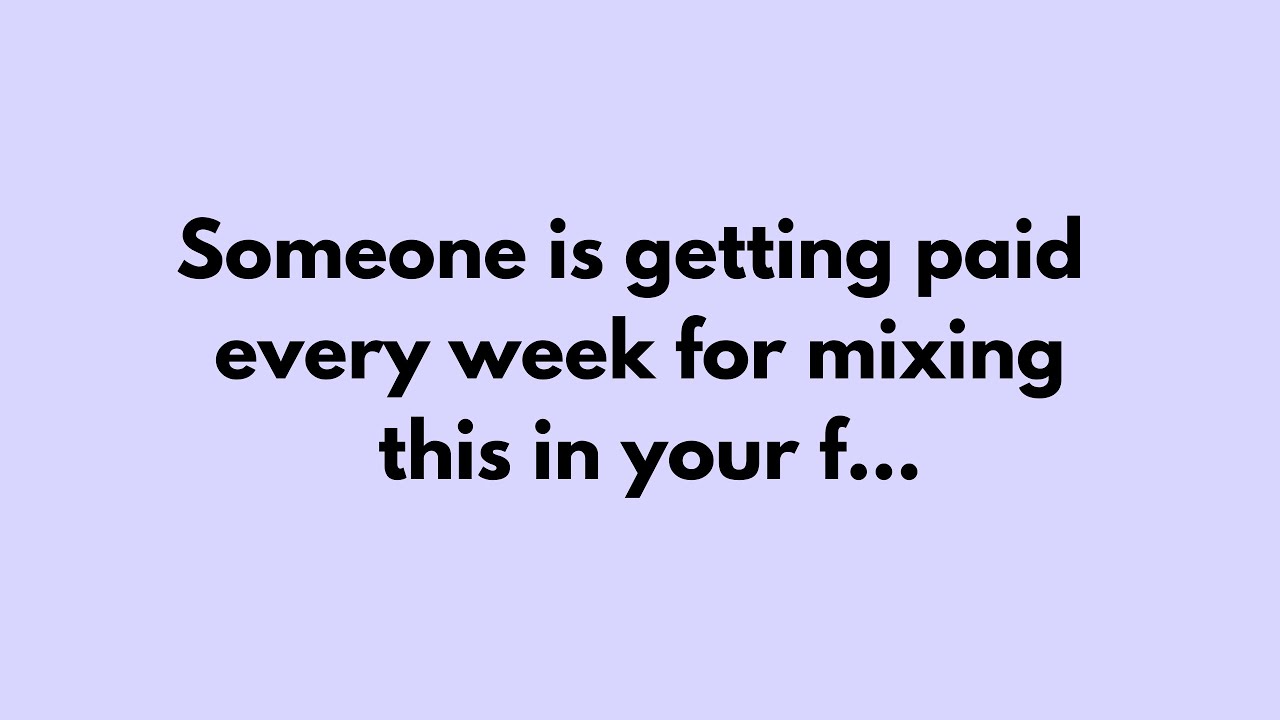 💌 🛑 God Message Today | Someone is getting paid every week for mixing ...