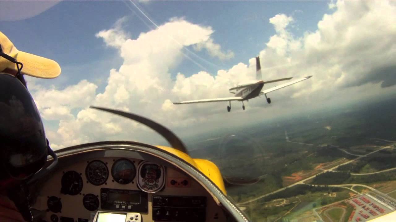 Warrior formation with a Vans RV-4 - YouTube