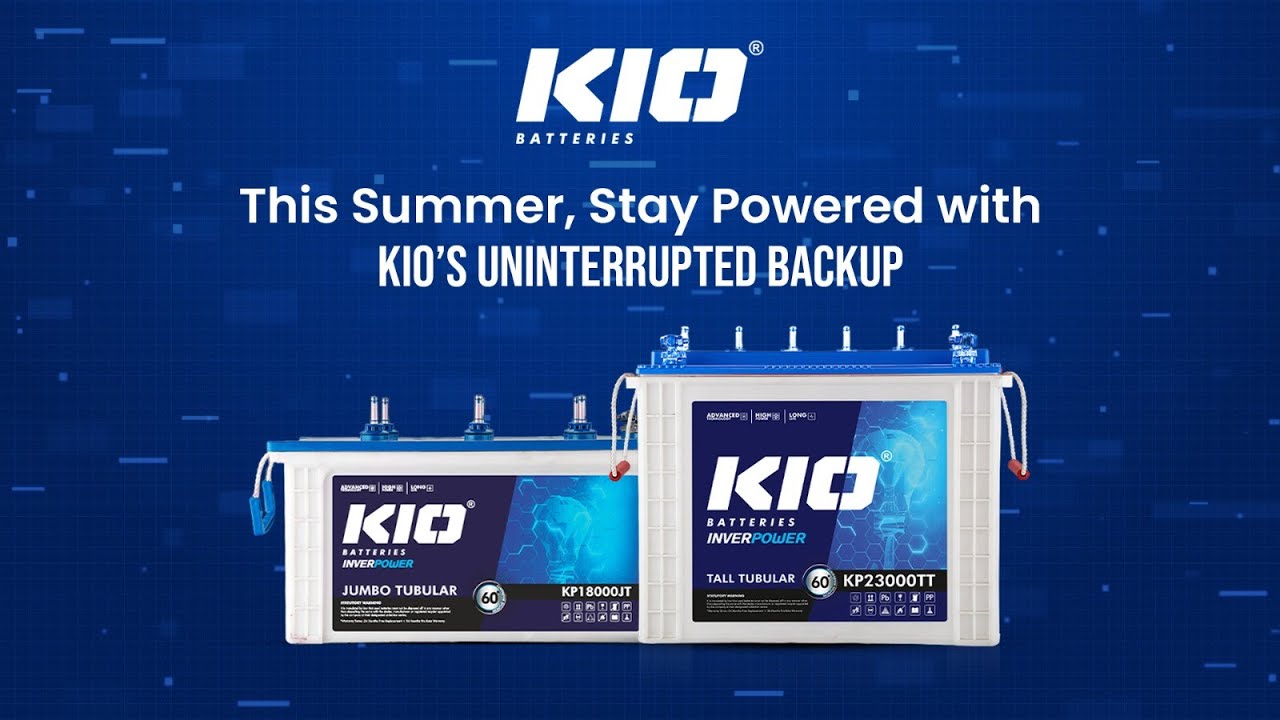 Kio Tall tubular batteries | Keep your home cool and powered through ...